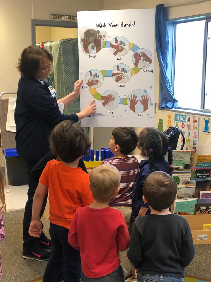 Preschoolers at Burton Early Learning Center Have Fun with Hygiene ...